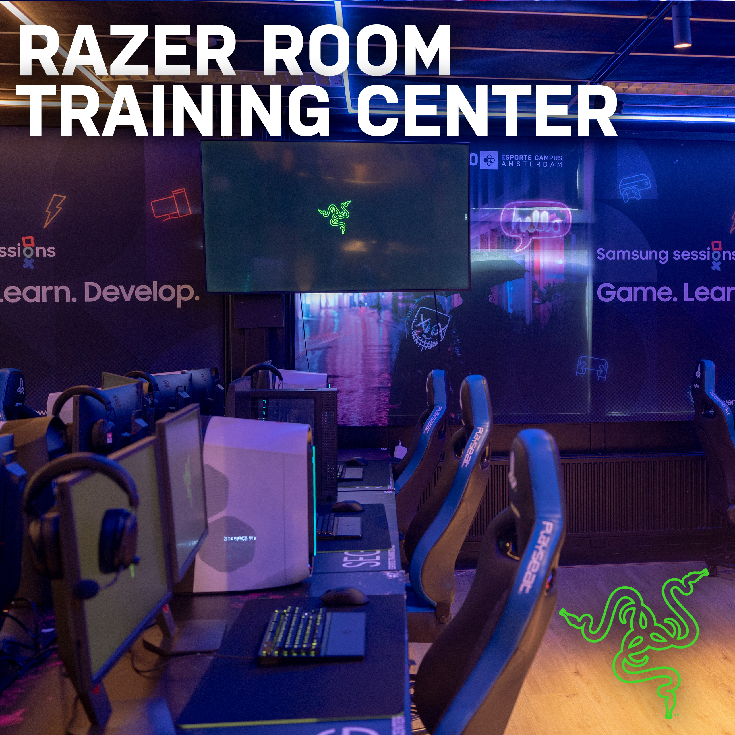 Razer Room Huge Shout Out To @Razer For The New ENKI Gaming Chair!!!