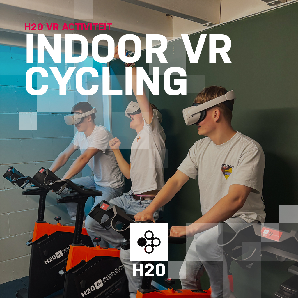 Indoor VR Cycling - H20 Esports Campus